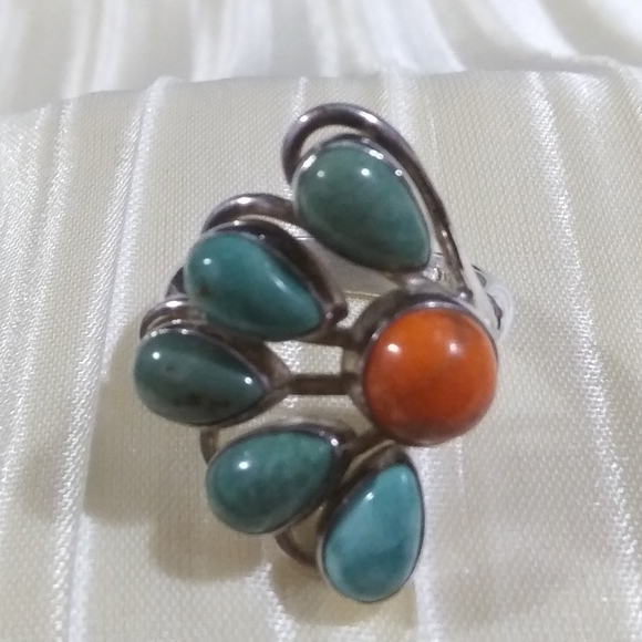Jay King | Jewelry | Jay King Dtr Turquoise And Coral Ring | Poshmark